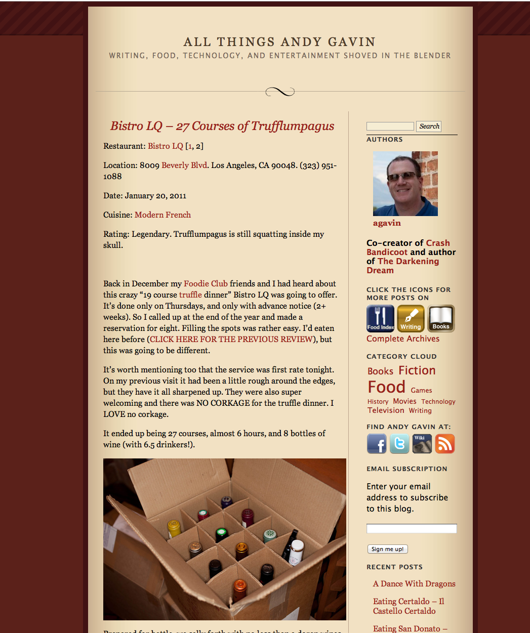 New Look :: All Things Andy Gavin