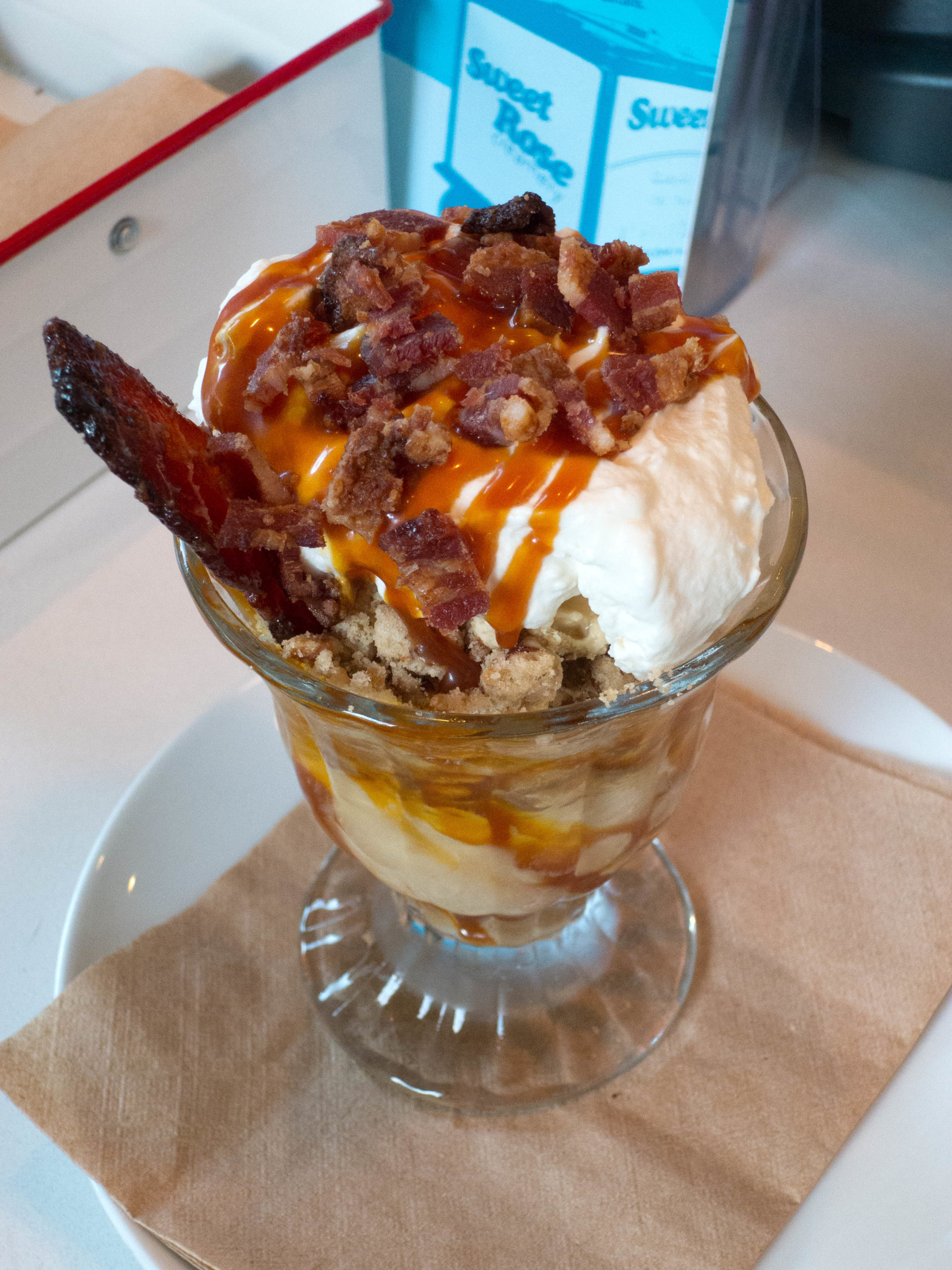 The Bourbon Caramel Bacon Sundae :: All Things Andy Gavin